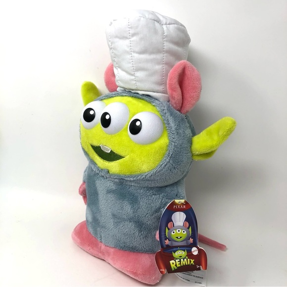 Mattel | Toys | Disney Pixar Remix Alien Remy Ratatouille Plush Toy ...